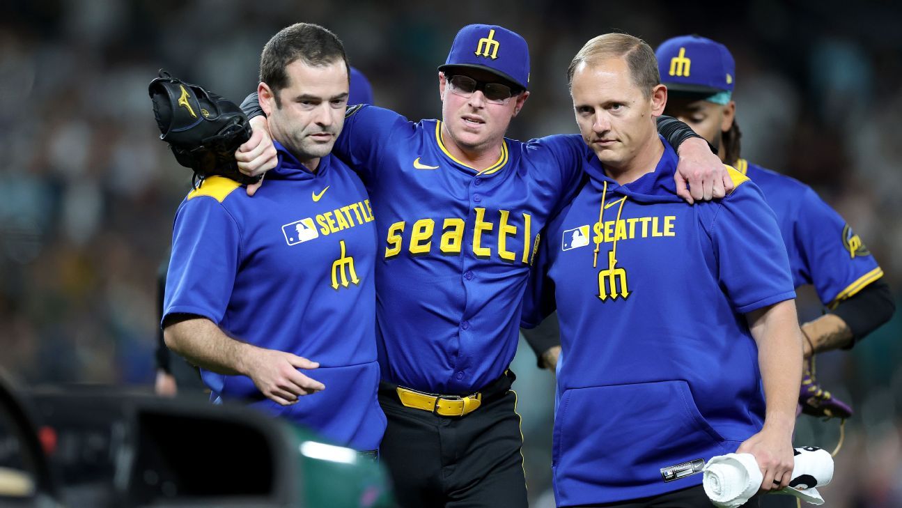 Trent Thornton, lanzador de los Mariners, sufre lesión en el talón de ...