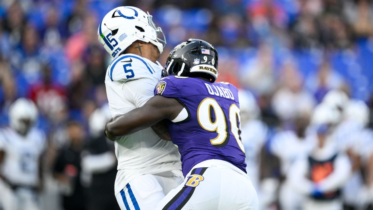 Richardson de los Colts: Dislocación de dedo tras sack, preocupa su ...