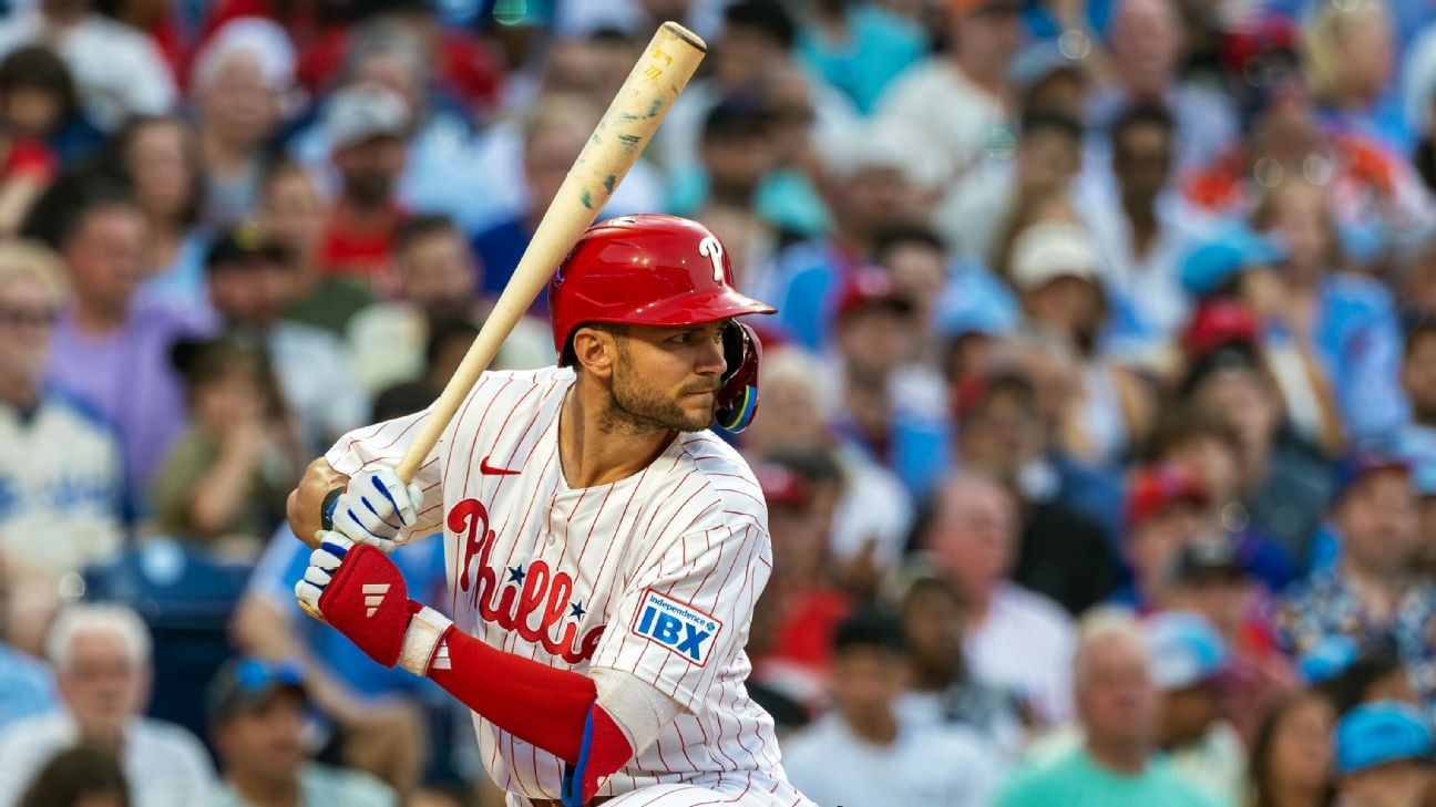 Trea Turner, líder de hits en la NL, sufre lesión en el tendón de la ...