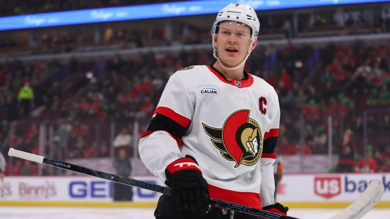 Tkachuk de los Senators: Baja por lesión; podría perderse la temporada ...